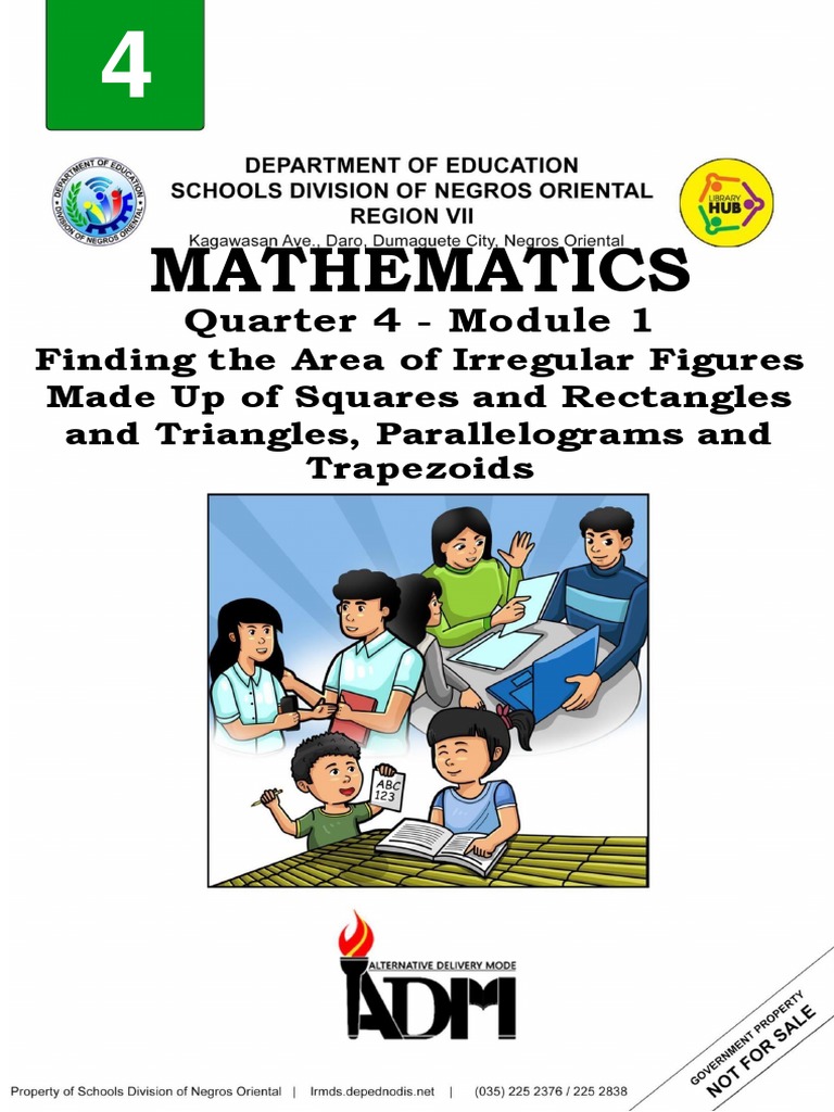 Math 4-Q4-Module-1 | PDF | Area | Rectangle