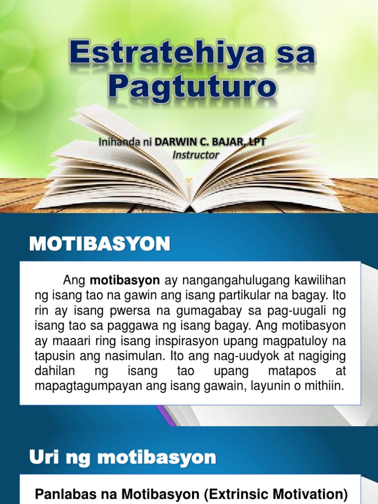 Estratehiya Sa Pagtuturo | PDF