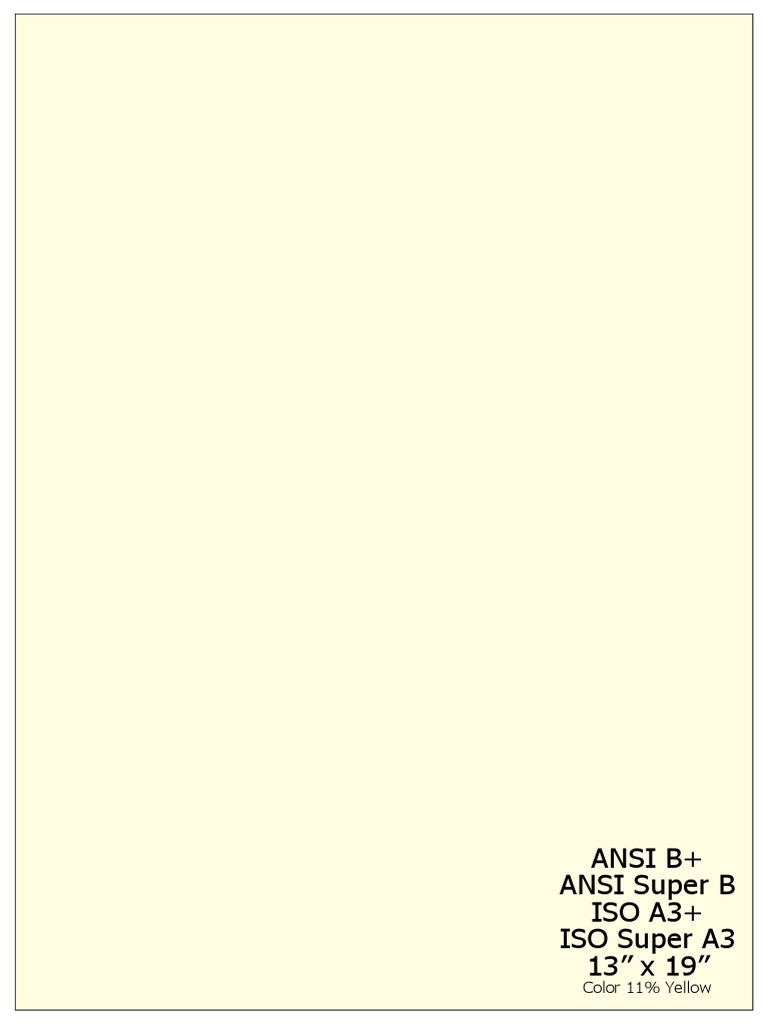 11% Ansi B+ Iso A3+ Color | PDF