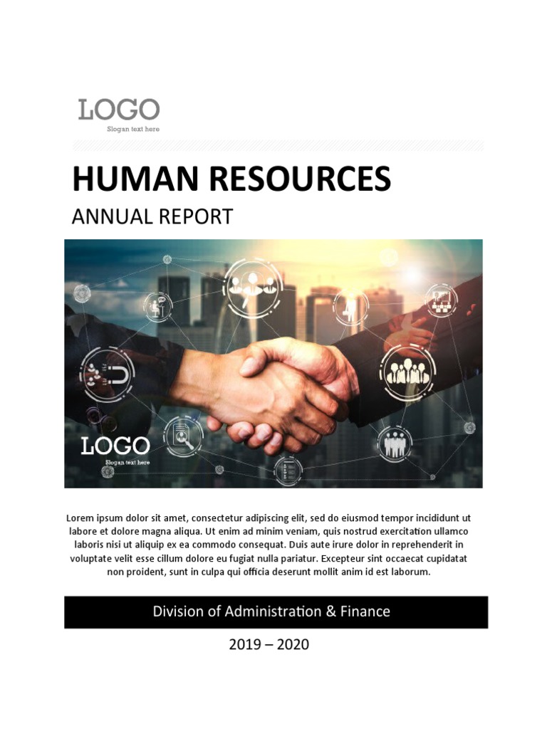 HR Annual Report Template | PDF | Human Resource Management | Employment