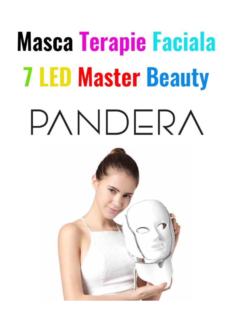 Manual de Utilizare Masca 7 Led | PDF