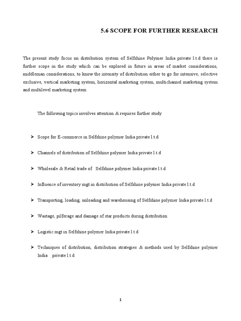 PROJECT REPORT 1 - Scope | PDF