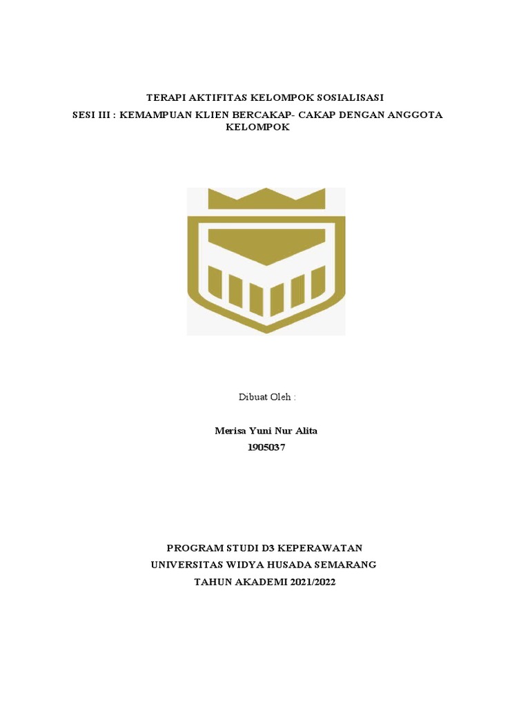 TAK Sosialisasi Sesi 3 | PDF | Karier & Perkembangan | Pengembangan Diri