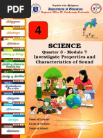 Grade 5 Science: Unit 2 Sound Worksheet | PDF | Language Arts & Discipline