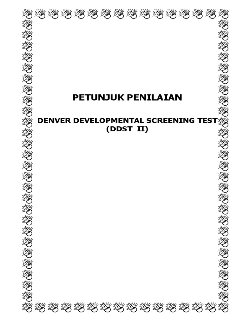 Konsep Ddst Ii Pdf Karier Perkembangan