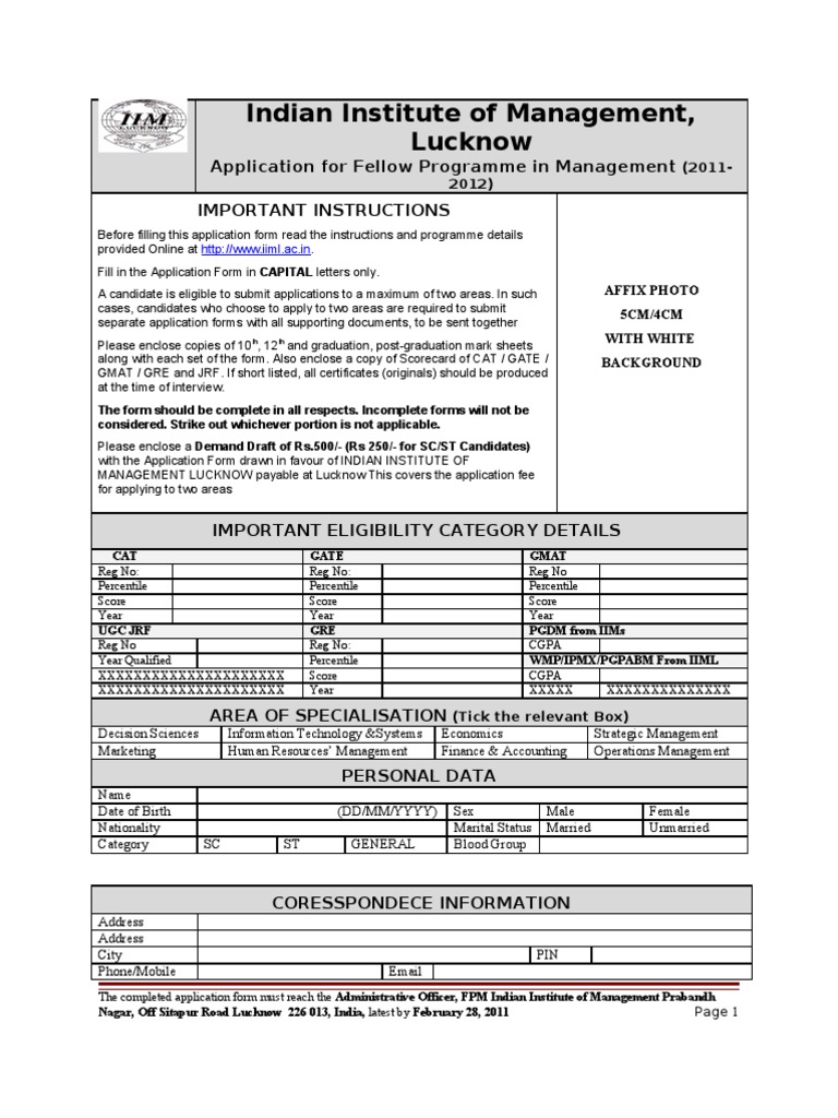 Iim Lko | PDF | Business