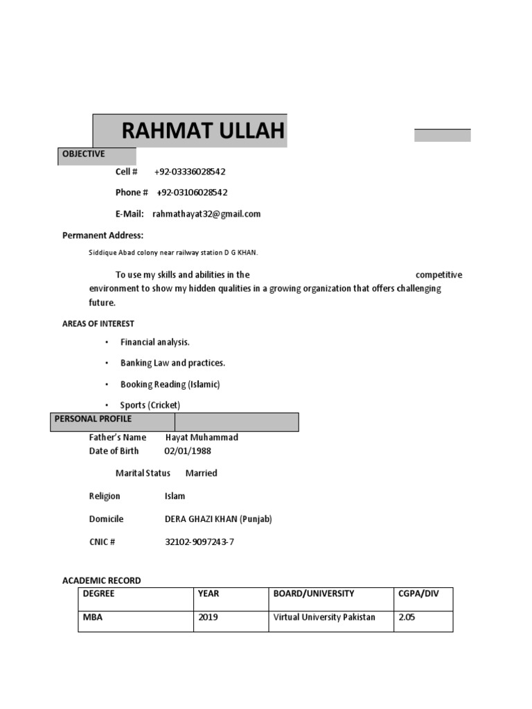 Rahmat Ullah Rahmat Ullah: Siddique Abad Colony Near Railway Station D ...