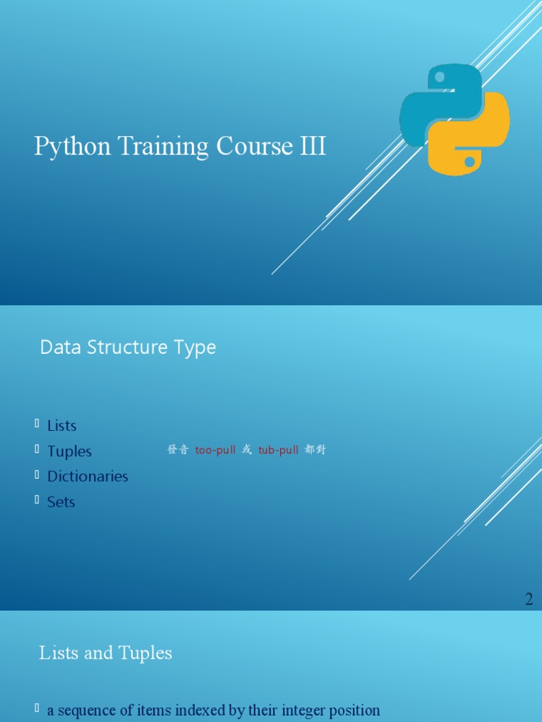 Python Training Course III | PDF | Programming Paradigms | Computer Engineering