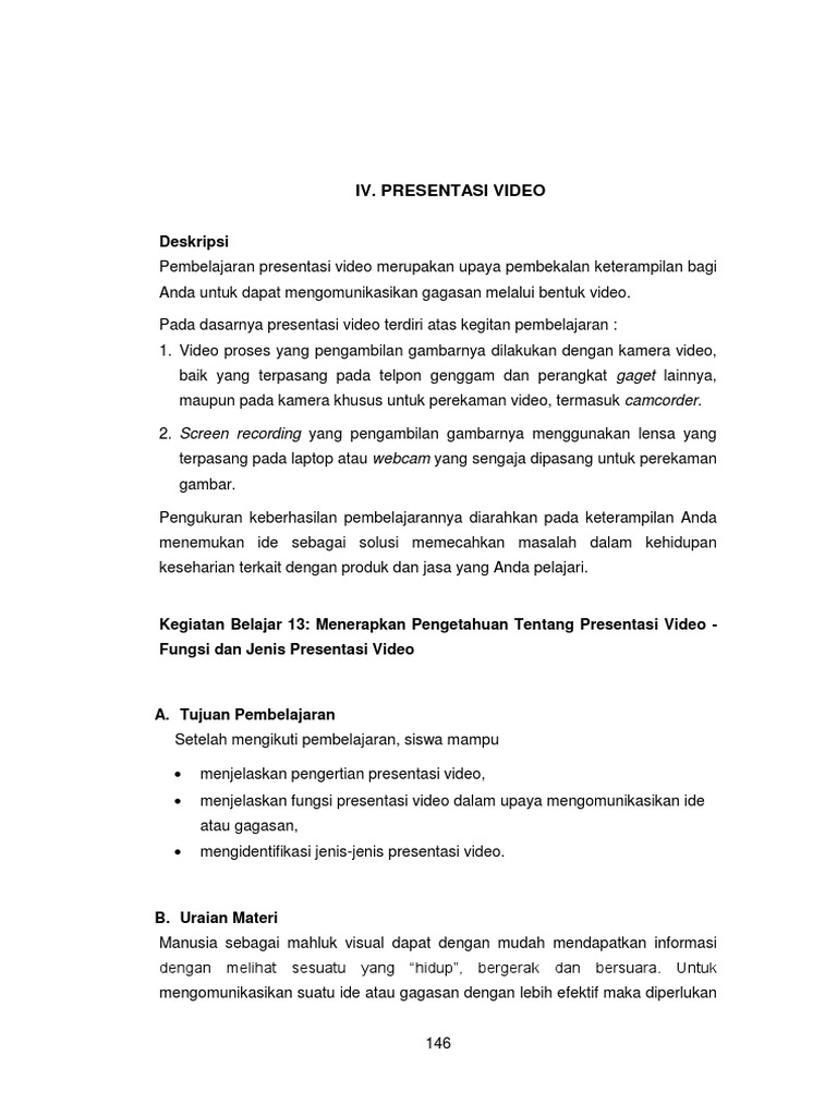 Materi Pra Produksi | PDF