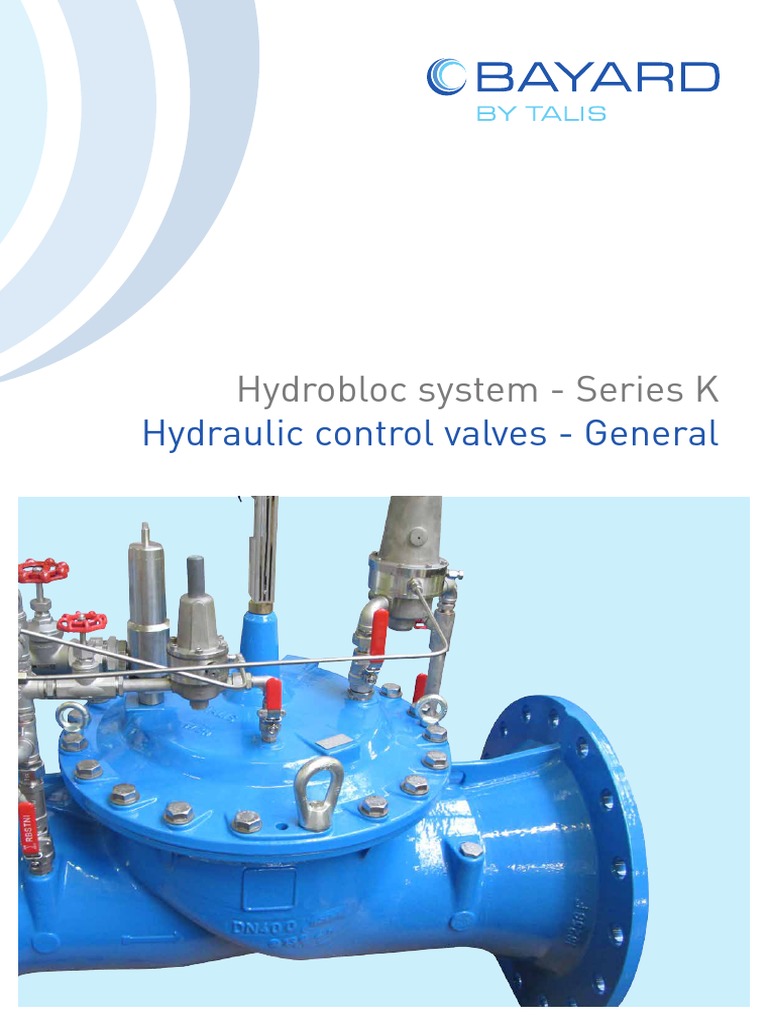 Bayard Hydrobloc General Data Sheet K | PDF | Valve | Pump