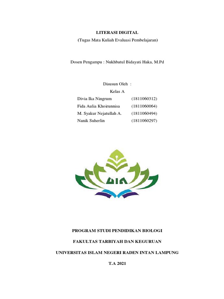 Makalah Literasi Digital | PDF