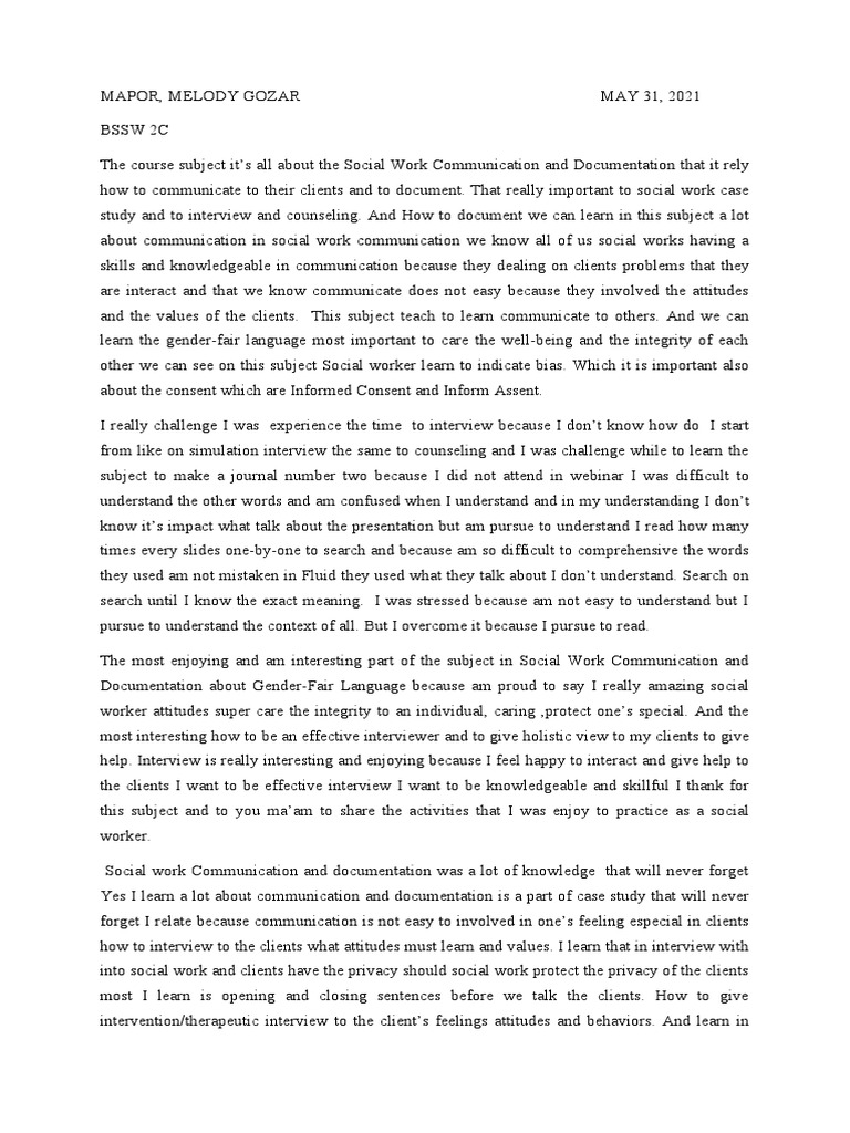 Integrative Paper | PDF | Social Work | Attitude (Psychology)