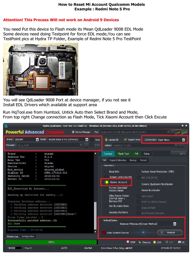 Reset Mi Account on Qualcomm Devices | PDF | Business | Technology ...