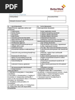 Social Audit Check List | PDF | Salary | Employment