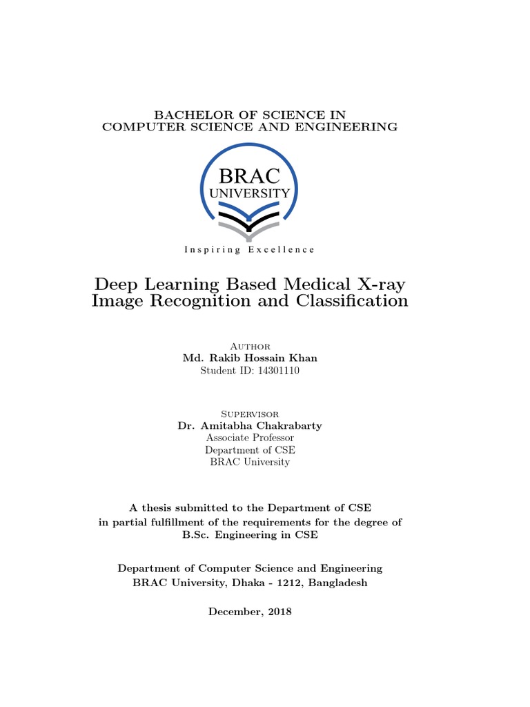 Deep Learning Based Medical X-Ray | PDF | Artificial Neural Network ...