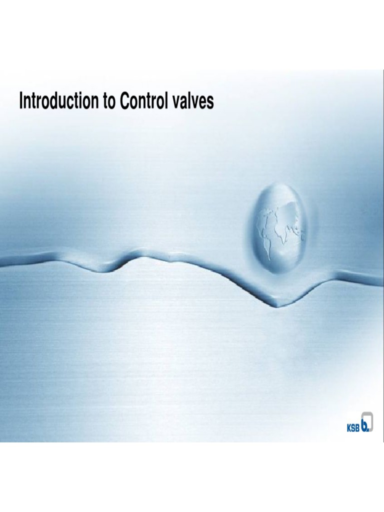 Basic Concept of Control Valves - KSB | Download Free PDF | Valve ...