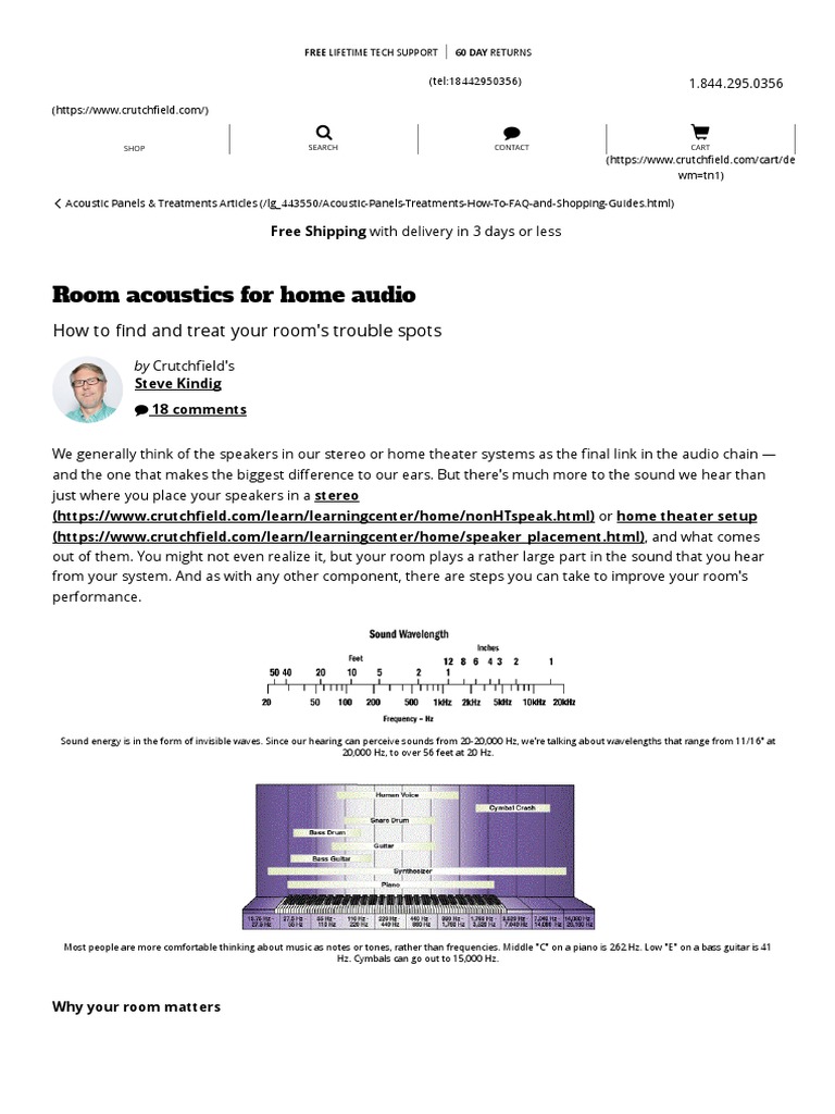 Room Acoustics For Home Audio | PDF