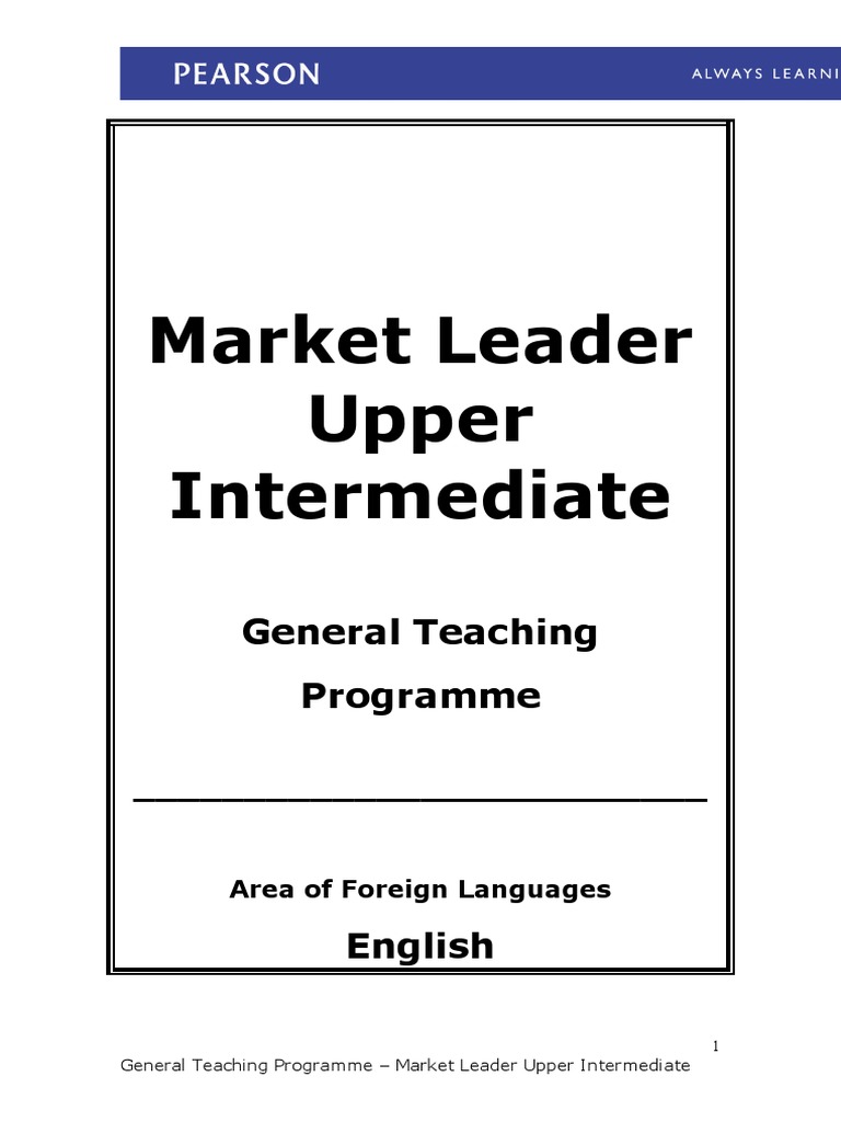 Market Leader Upper Intermediate Guide | PDF | Cross Cultural ...