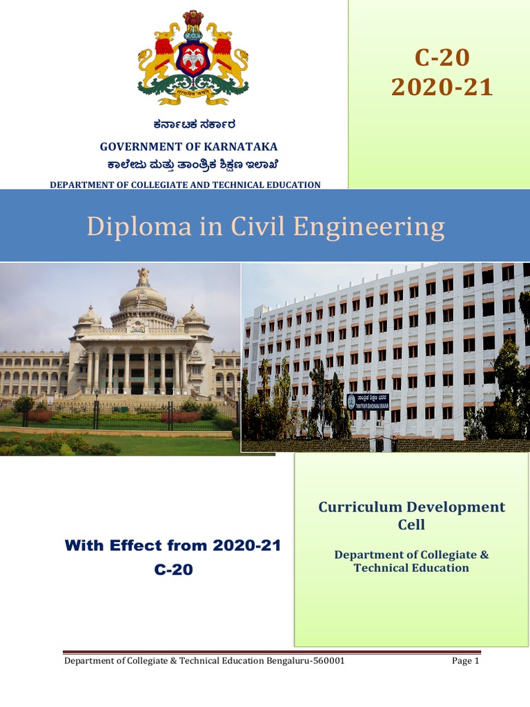 Diploma in Civil Engineering | PDF | Course Credit | Engineering