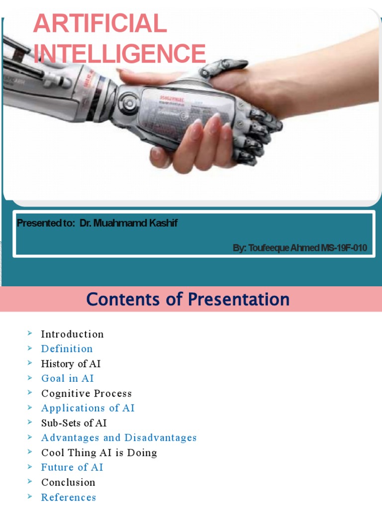 Artificial Intelligence Presentation | PDF | Artificial Intelligence ...