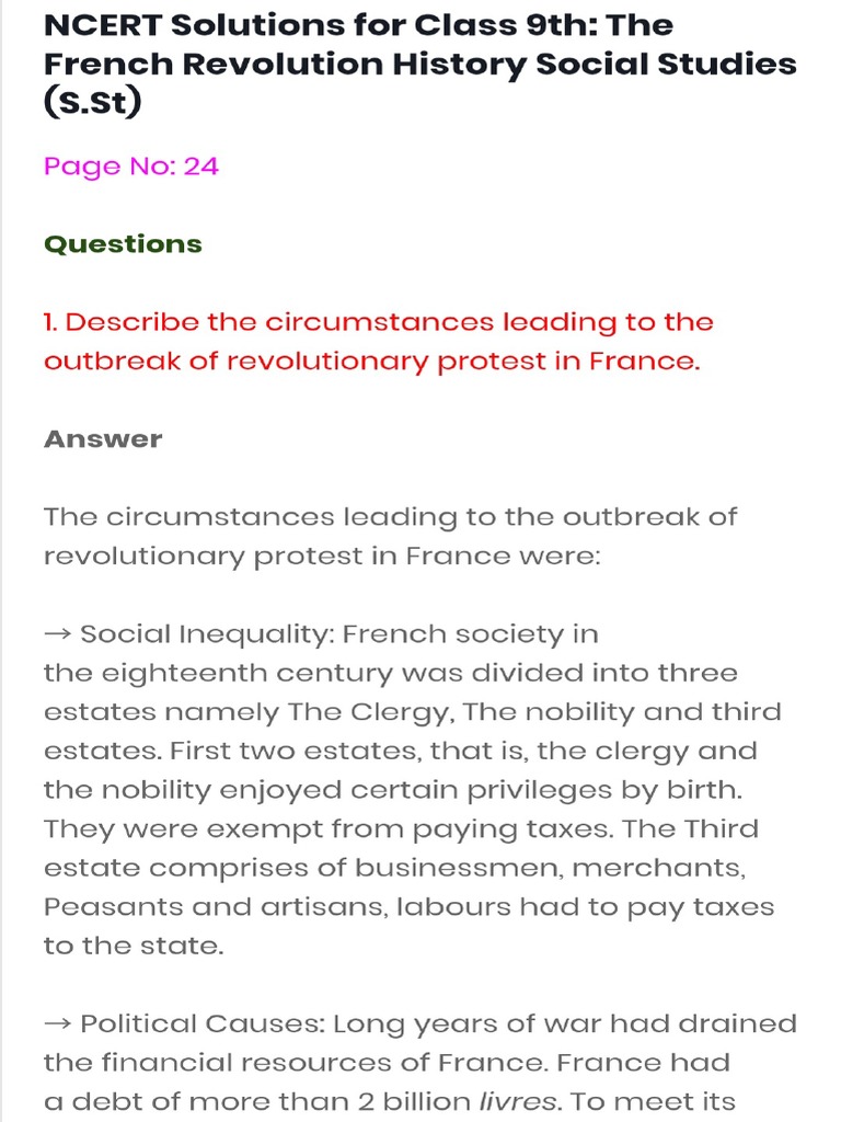 History CH 1 Solution (9th) | PDF