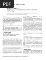 Astm F1249 20 | PDF | Humidity | Vacuum Tube