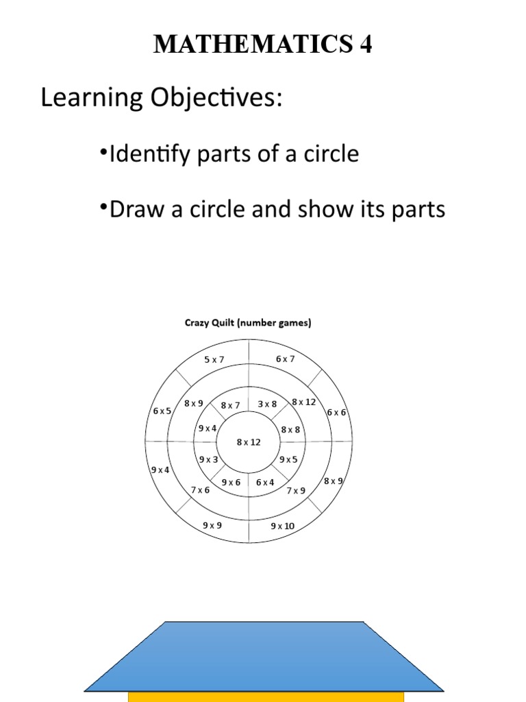 Identifying Parts of a Circle | PDF | Radius | Diameter