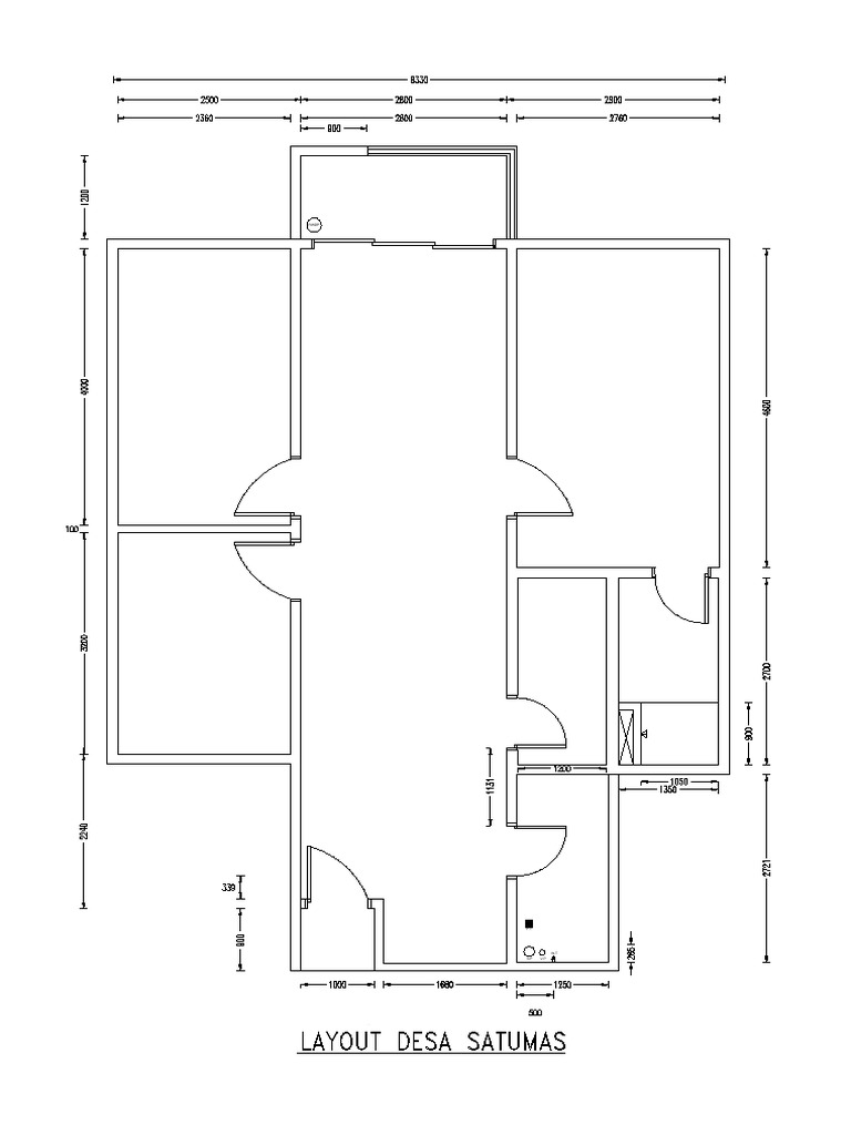 Layout Rumah 2-Model | PDF