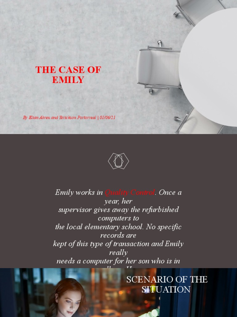 Case of Emily | Download Free PDF | Business | Psychological Concepts
