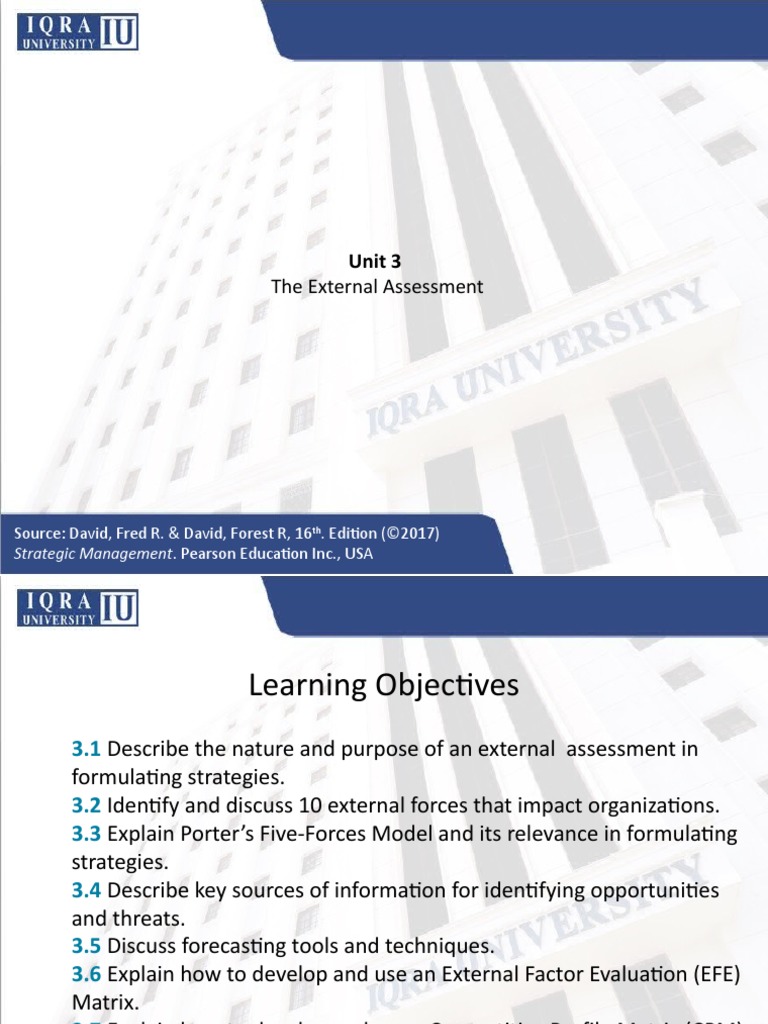 Unit 3 The External Assessment | PDF | Strategic Management | Economies