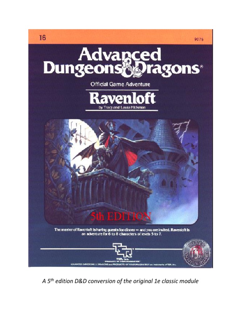 Ravenloft I6 5th Edition Full Text | PDF | Nature