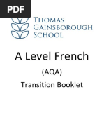 A-Level French Speaking Exam Guide | PDF | Student Assessment And ...