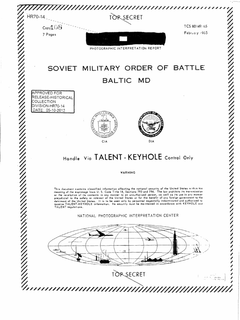 Talent Keyhole: SECRET95 | PDF | Artillery Battery | International Security