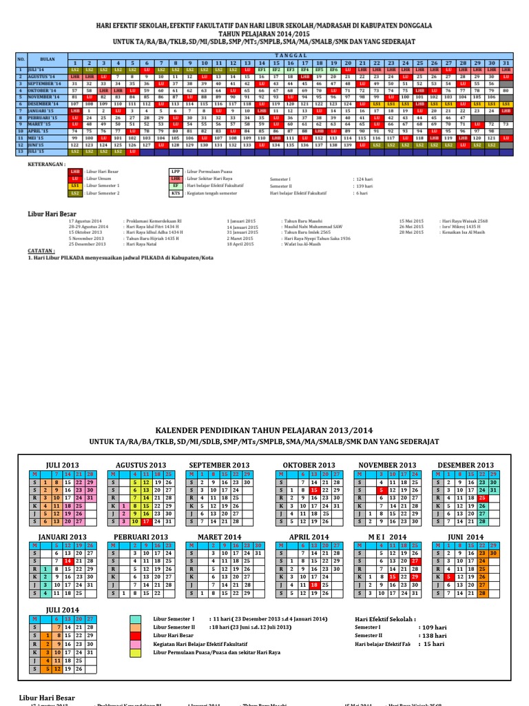 Kalender Pendidikan Tahun 2020-2021 | PDF