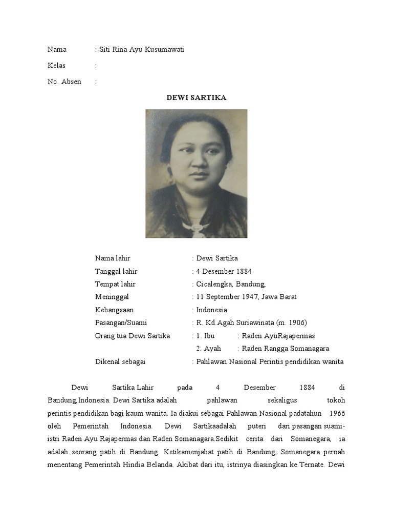 Dewi Sartika | PDF