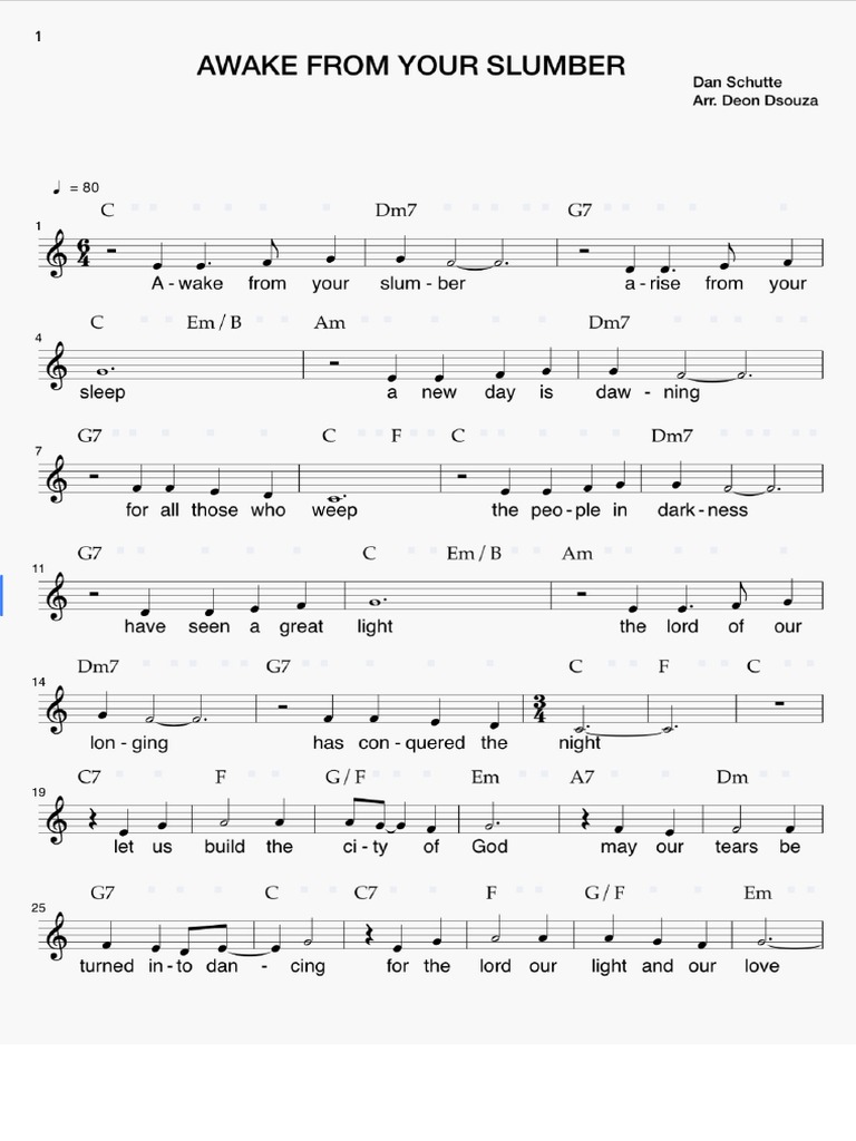 Awake From Your Slumber | PDF