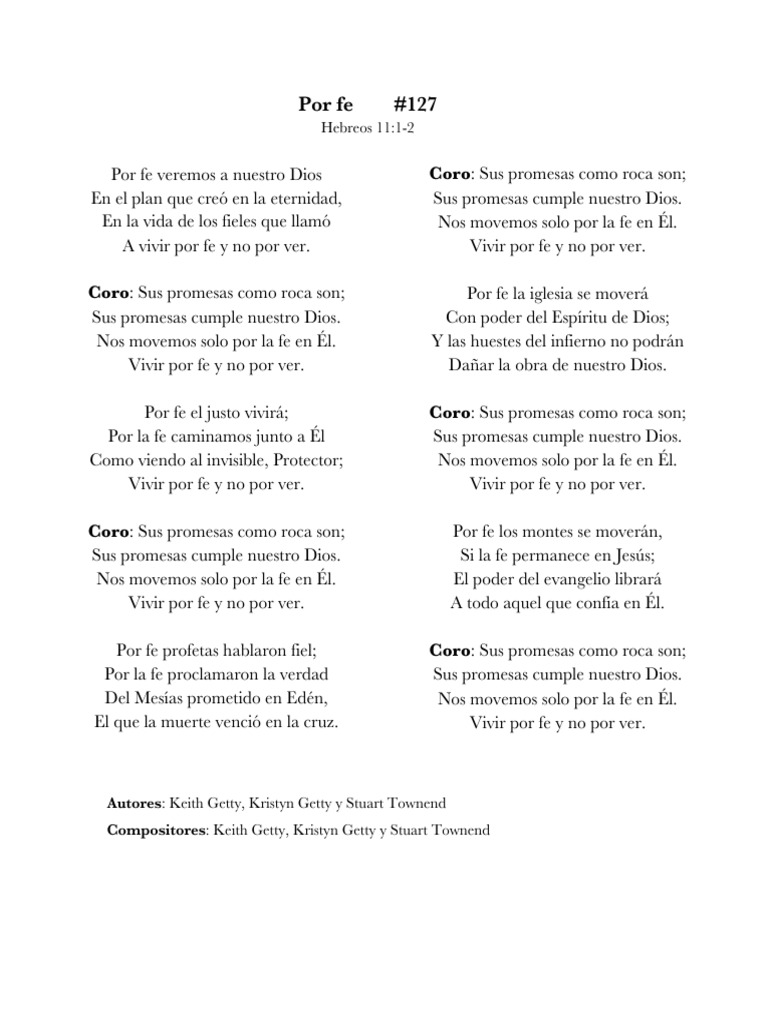 Por Fe Letra | PDF