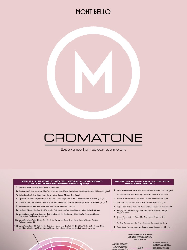 Cromatone Hair Colour Chart | PDF | Hair Color | Color