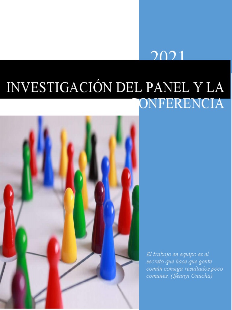 Grupo 4 de Dinamica de Grupo El Panel y Conferencia | PDF