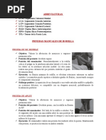 Exploración Clínica de la Rodilla | PDF | Rodilla | Anatomía humana