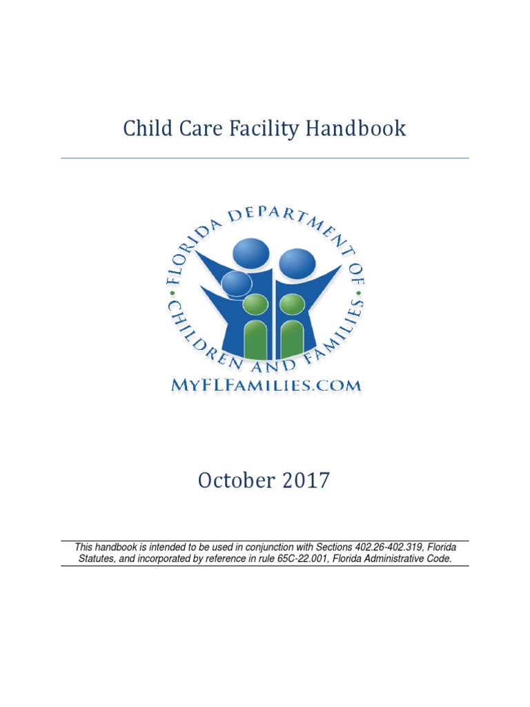 Child Care Flcenter Handbook 2017 | PDF | Credential | Child Care