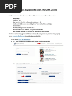 Tutorial Aktivasi Akun Elearning Universitas Terbuka | PDF