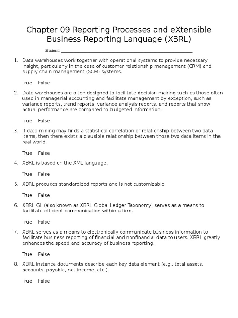 Chapter 09 Reporting Proces | Download Free PDF | Business Intelligence ...