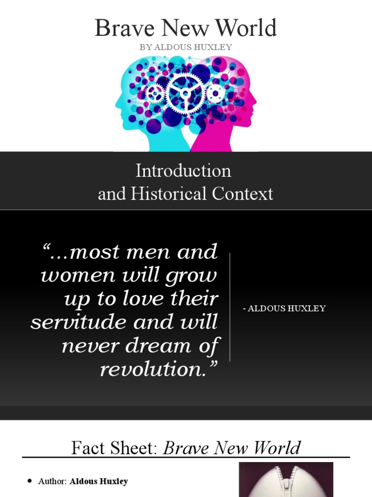 Brave New World: and Historical Context | PDF | Utopia | Dystopia