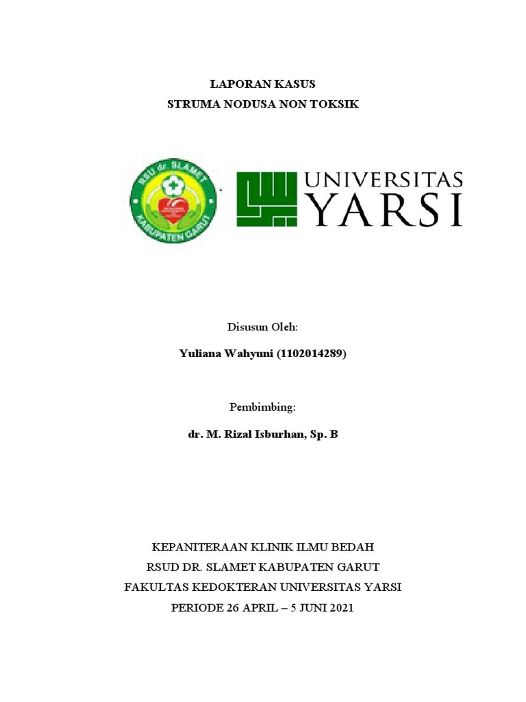 Laporan Kasus SNNT | PDF