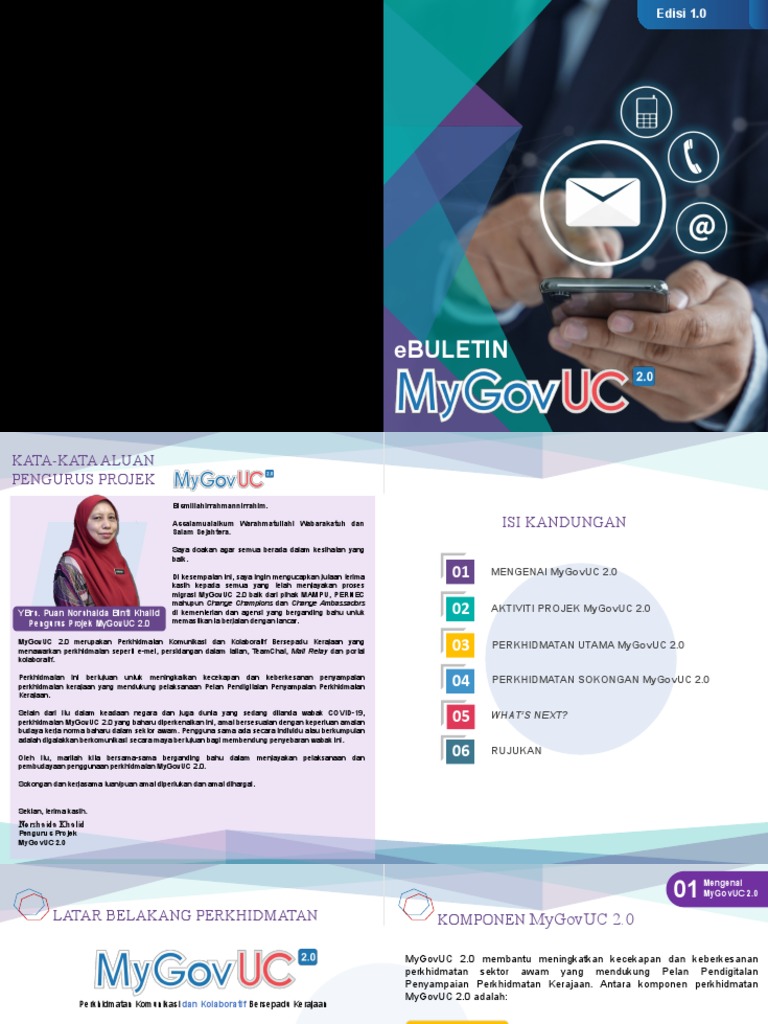 MyGovUC 2.0 Ebuletin Edisi 1.0 | PDF