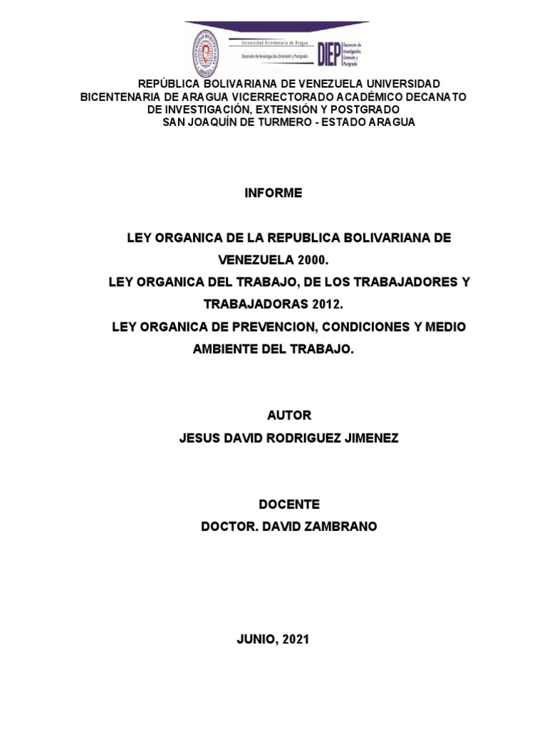 Informe Escrito David Uba | PDF | Estado (política) | Democracia