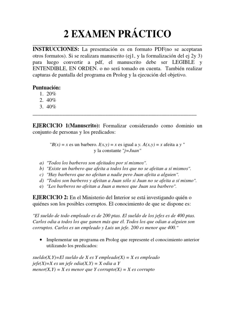 2 Examen Práctico | PDF | Informática | Informática y tecnología de la ...