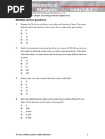 Math Method Textbook Unit 3 and 4 Revision | PDF | Area | Trigonometric ...