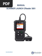 Manual y Video Scanner Launch Creader 3001 1 | PDF